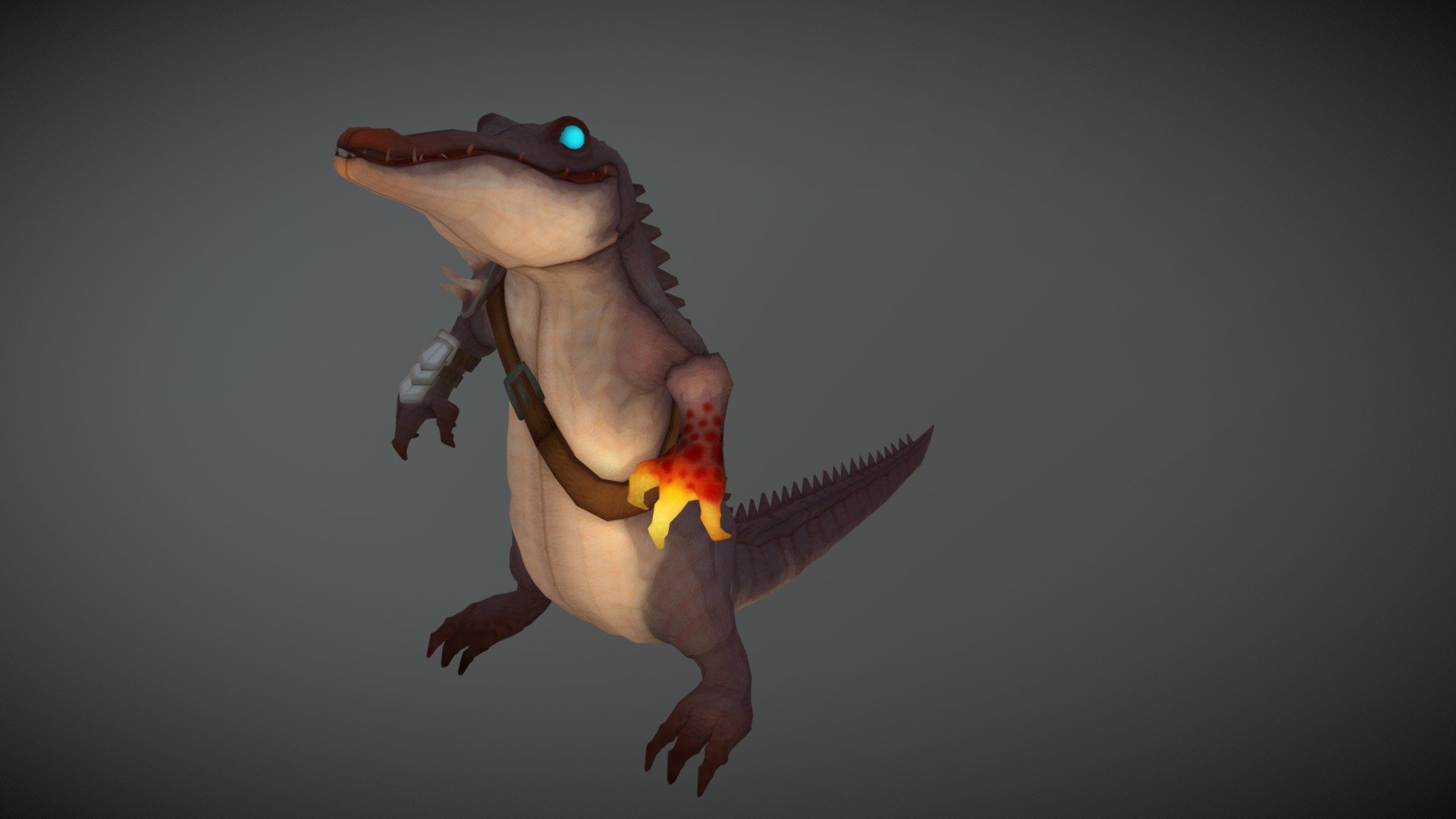 Gator Warrior Character Model - 3D model by Brian_66 [2ea1a57] - Sketchfab