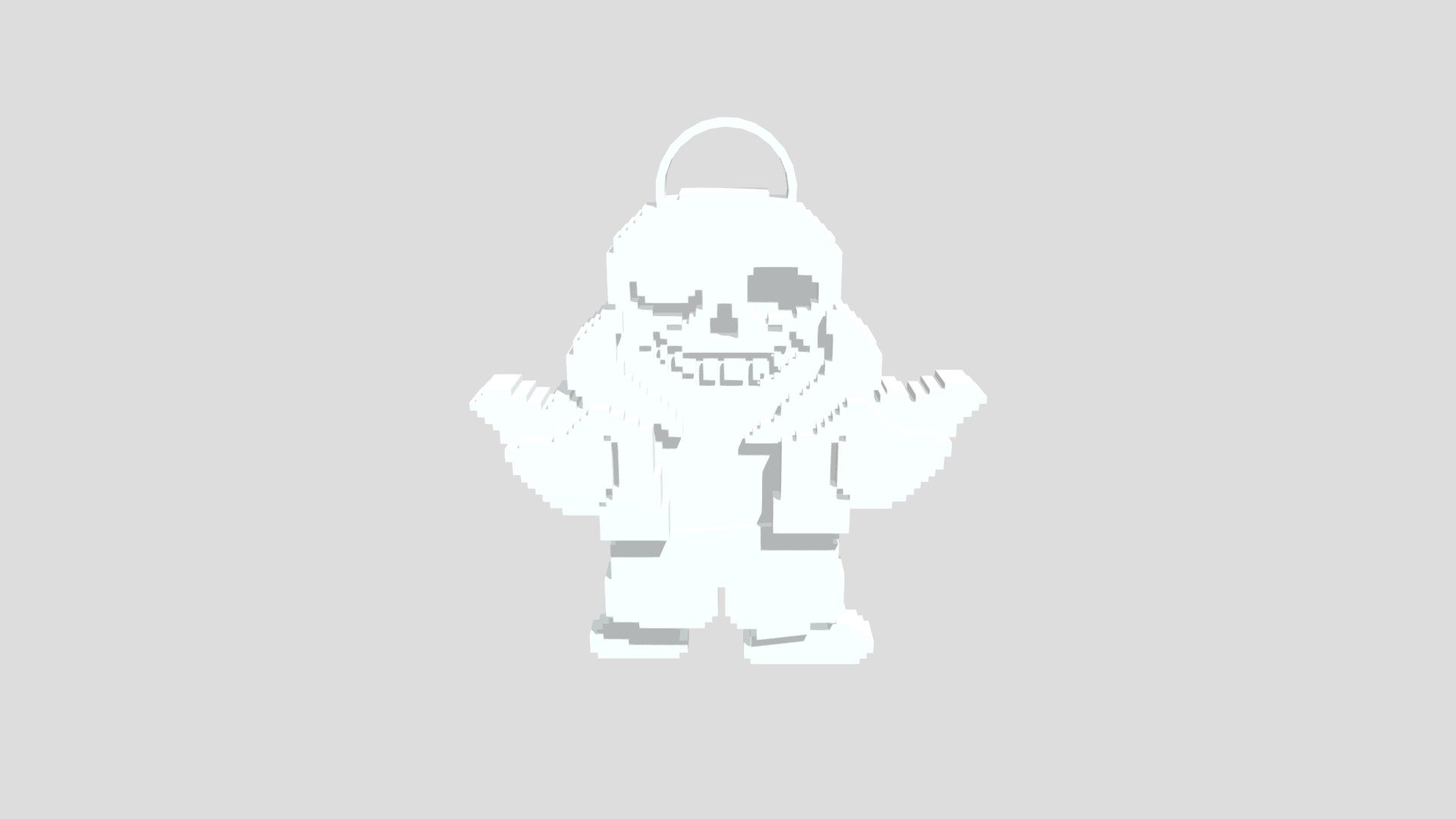 Sans Keychain Attempt 1 - Download Free 3D model by Lil3dMan (@1654640 ...