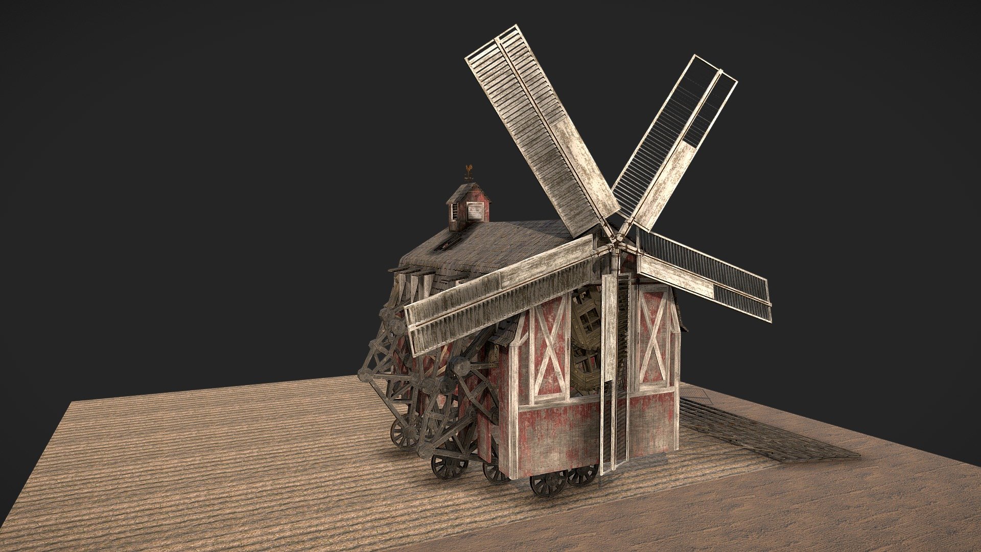 Walkmill - 3D model by Entropia Design (@EntropiaDesign) [2ea465a ...