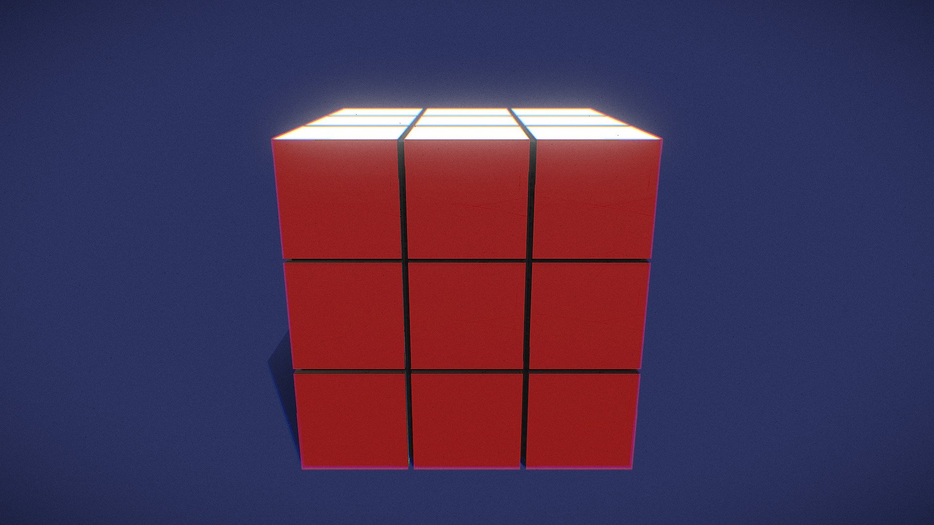 80's Rubiks Cube - 3D model by Mr A McBride (@lobsterfuric) [2ea8a55 ...