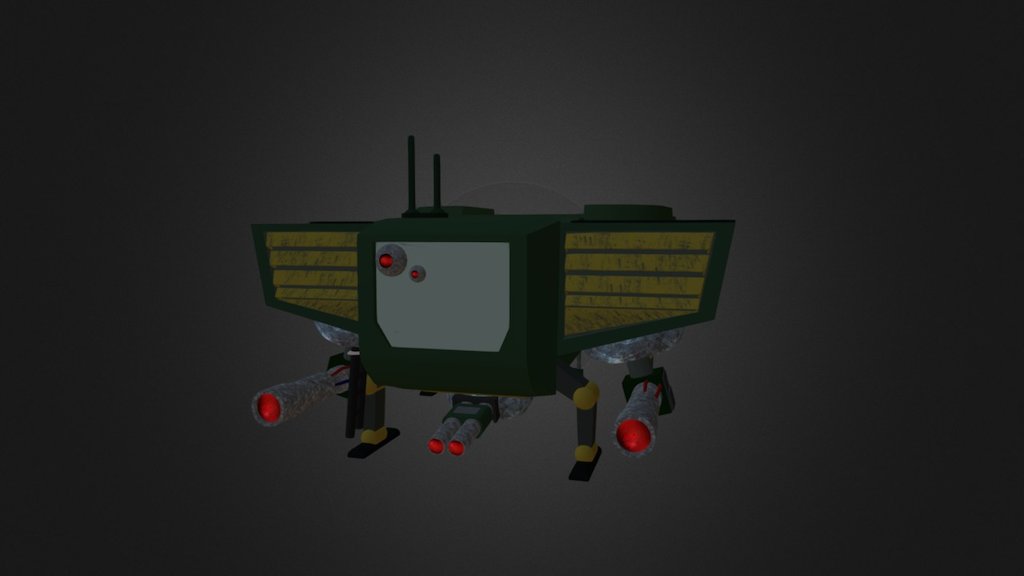 Dropship HP - 3D model by TomCutler [2eab75c] - Sketchfab