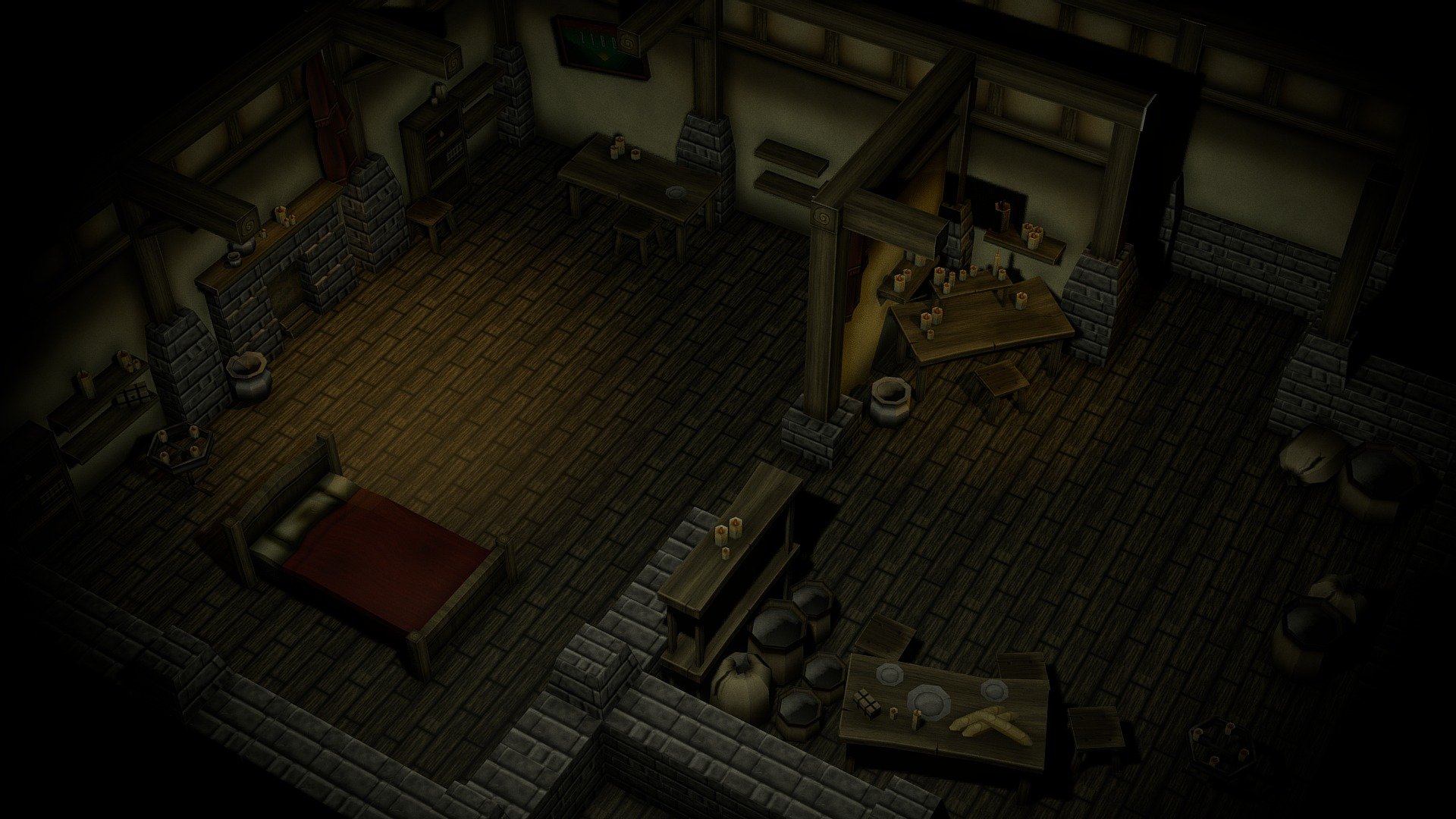 Diablo 3 Leah's Room - 3D model by jimmorada [2eb1c26] - Sketchfab