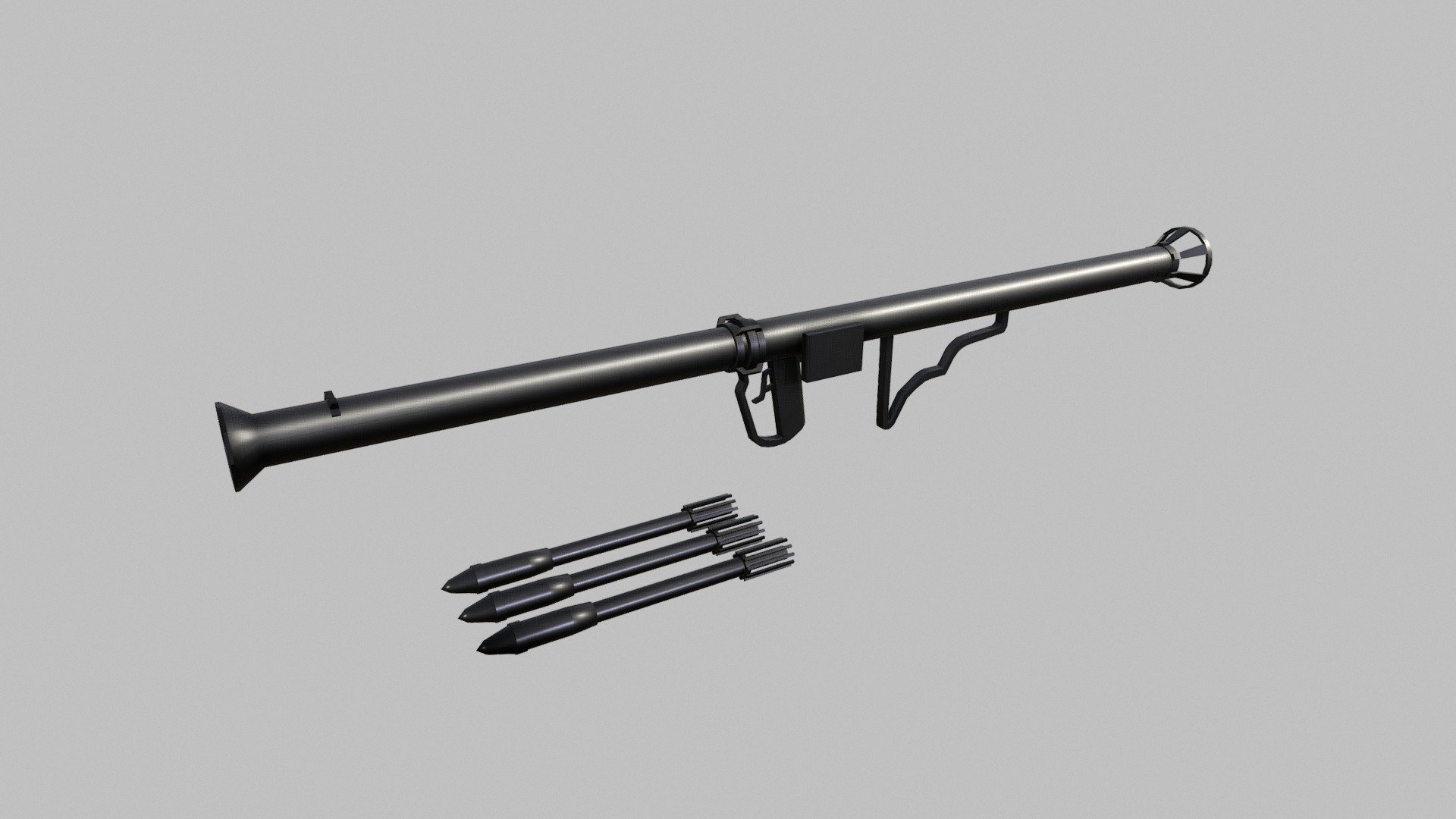 Bazooka - Download Free 3D model by Pieter Ferreira (@Badboy17Aiden ...