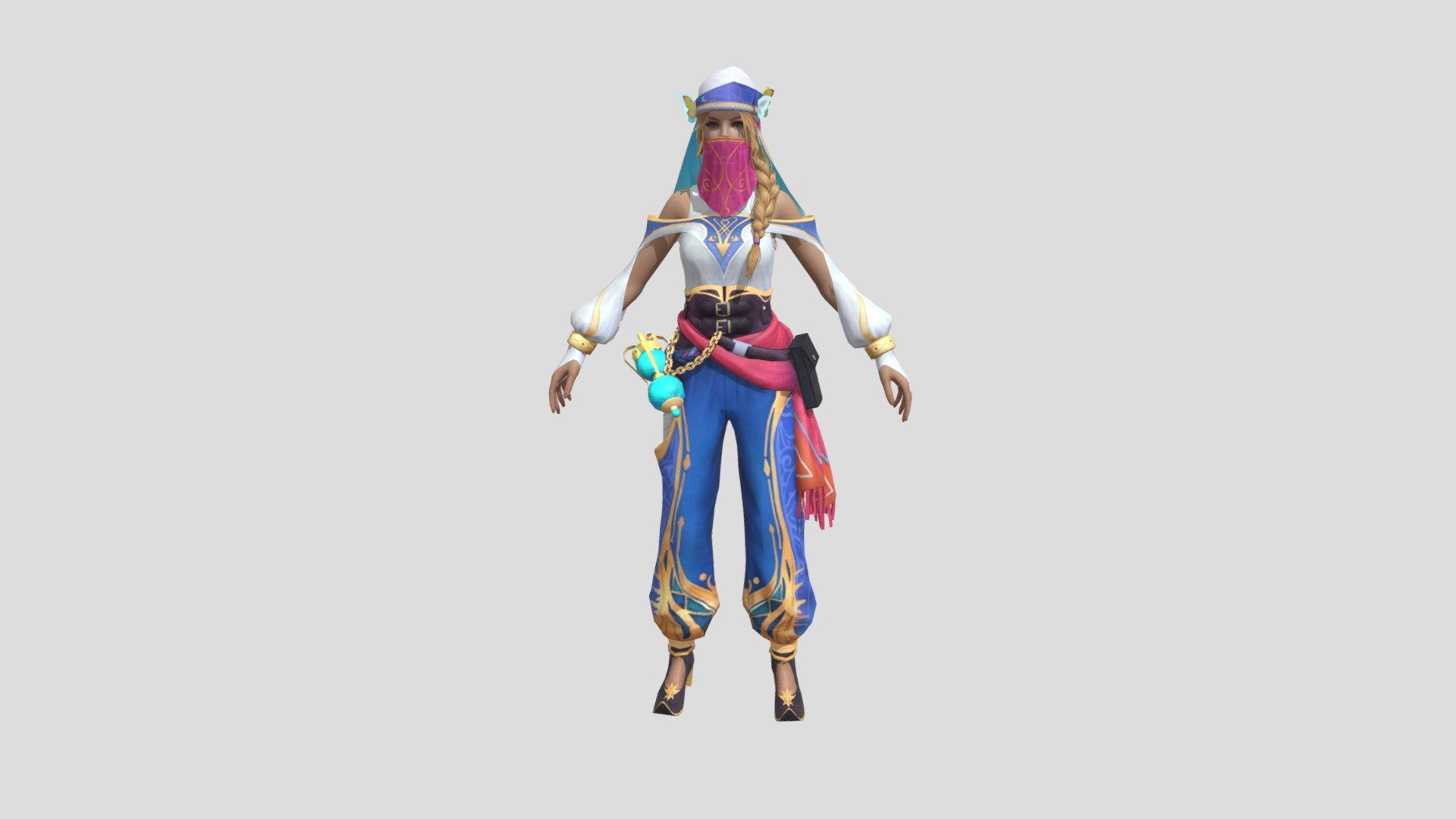 FF Female character - Download Free 3D model by Phoenix ...