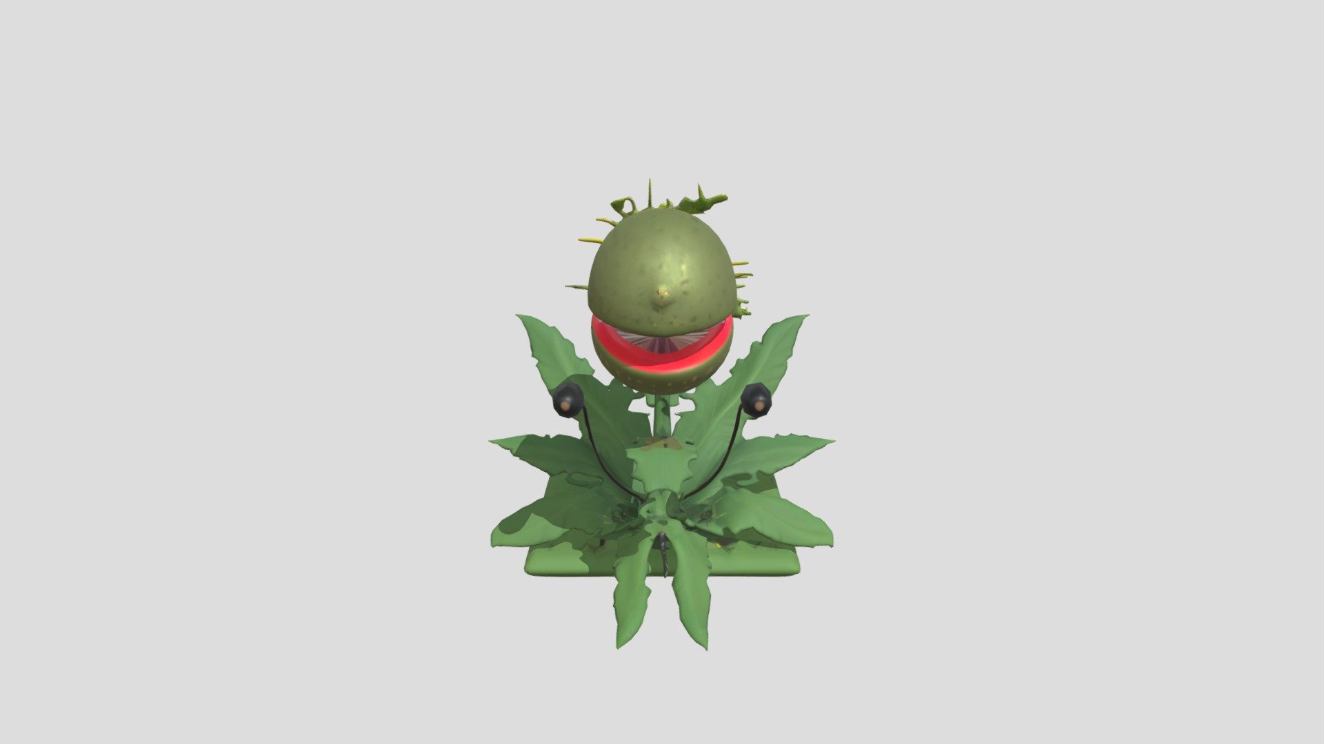 carnivorous plant with teeth. - 3D model by cwickprice [2eb4831 ...