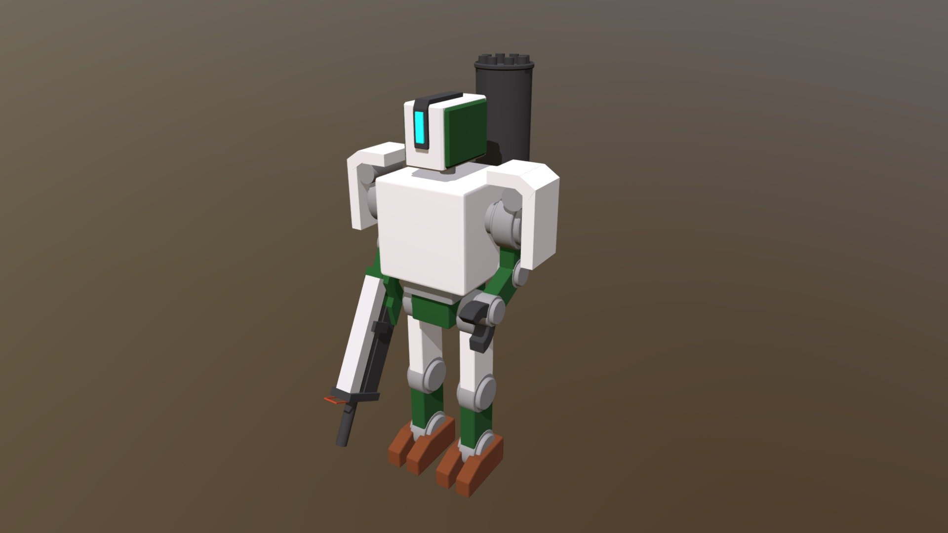 Robot - 3D model by Alec Mathias (@amathias) [2eb6e5f] - Sketchfab