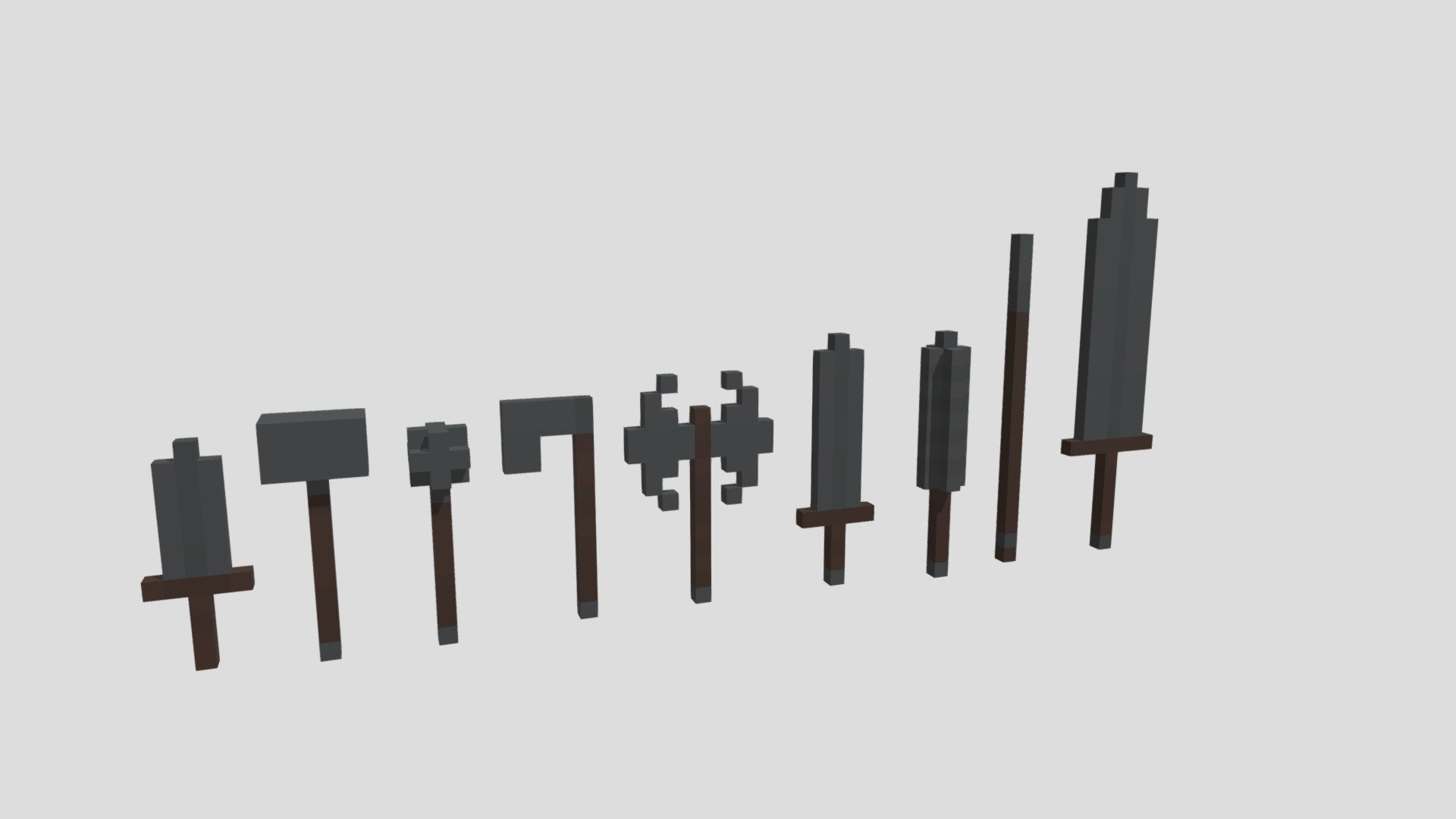 Medieval Weapon Pack - Download Free 3D model by Golden Spartan ...