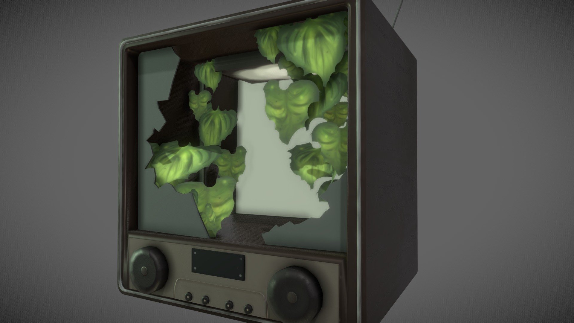 TV Terrarium - 3D model by ikrajeena [2eb796e] - Sketchfab