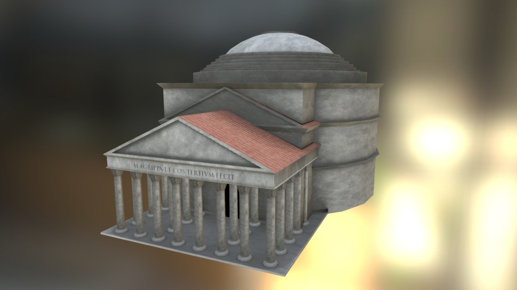 The Pantheon - 3D model by sukritact [2eb79c1] - Sketchfab