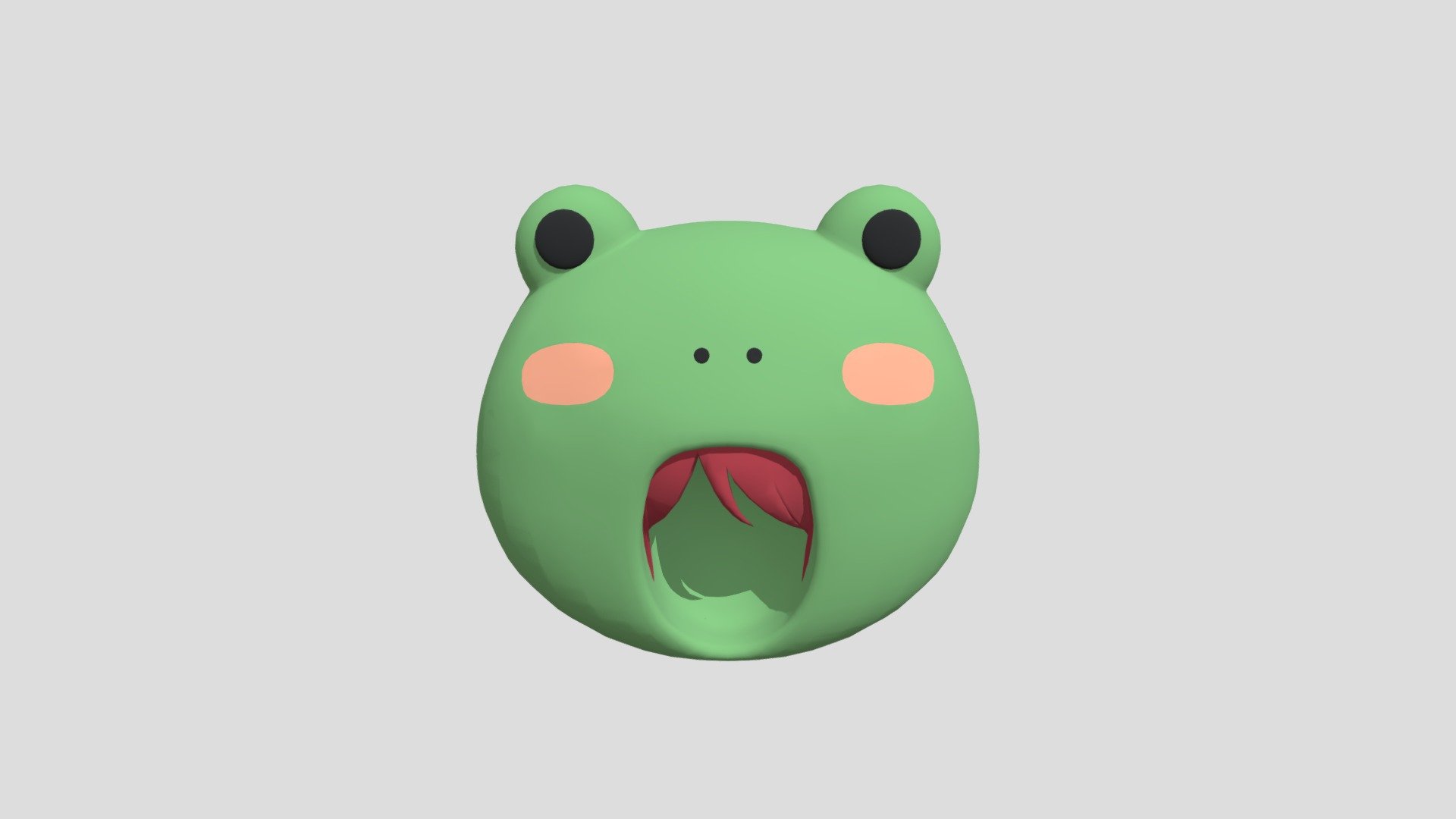 Frog Head - Download Free 3D model by Tigerar1 (@allanromanreyes ...