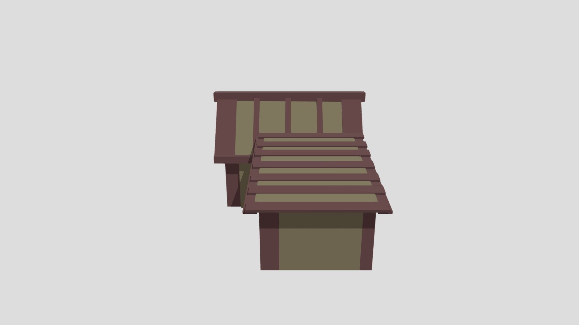 Simple Low-Poly House - 3D model by moniquegsantos [2eb820c] - Sketchfab