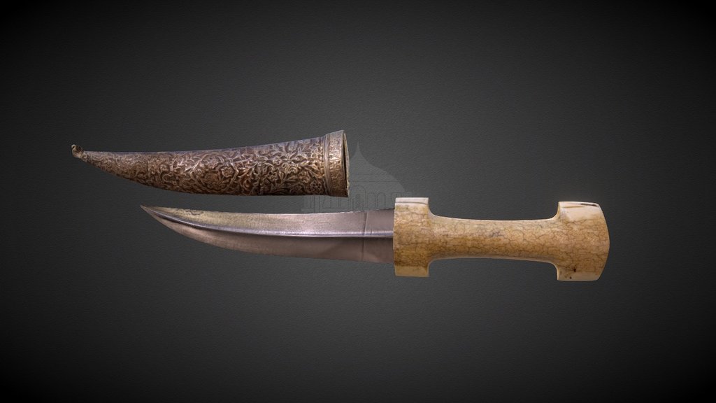 Dagger with Scabbard - Download Free 3D model by Arms Museum ...
