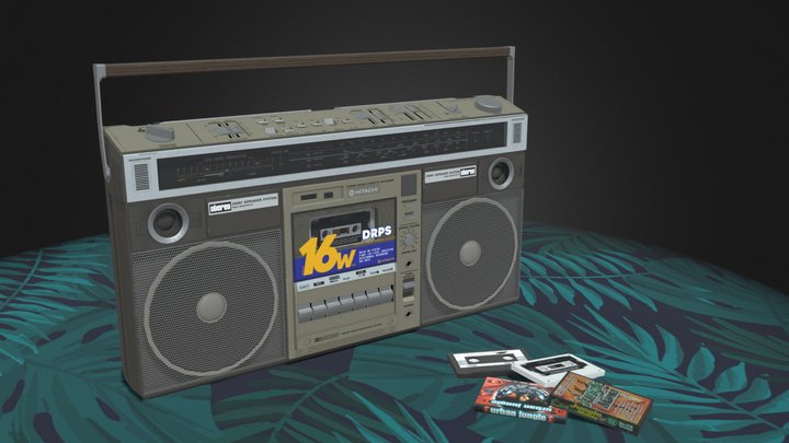 Boombox 3D models - Sketchfab