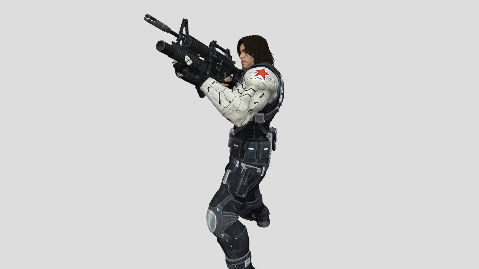 Winter Soldier - Armed - Marvel Vs Capcom - Download Free 3D model by ...
