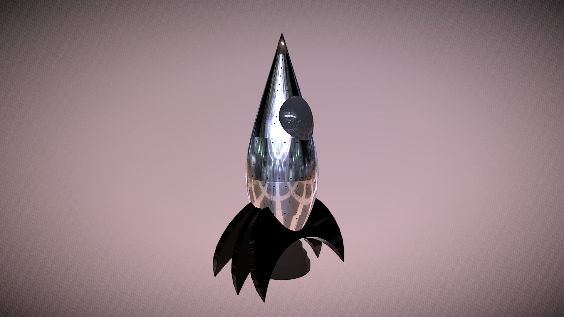 Low-Poly Retro Sci-fi Tri-wing Rocket - Buy Royalty Free 3D model by ...