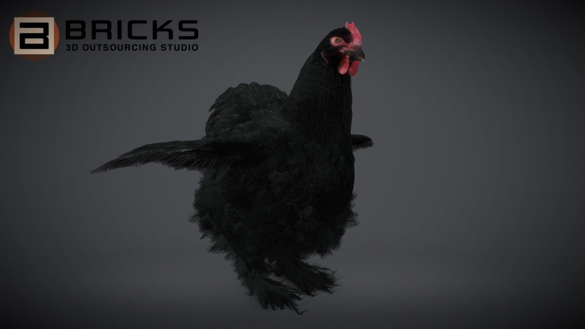 Poule Cochin - Buy Royalty Free 3D model by Bricks Studio ...