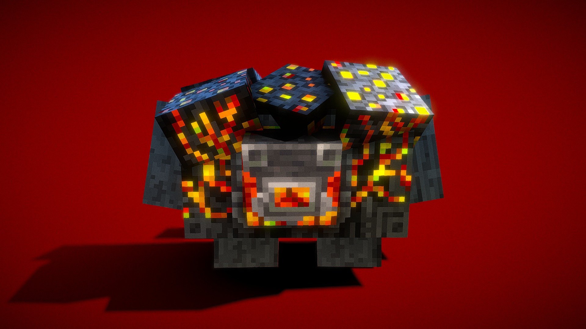 Basalt Golem - Download Free 3D model by Golden Forger (@Golden_Forger ...