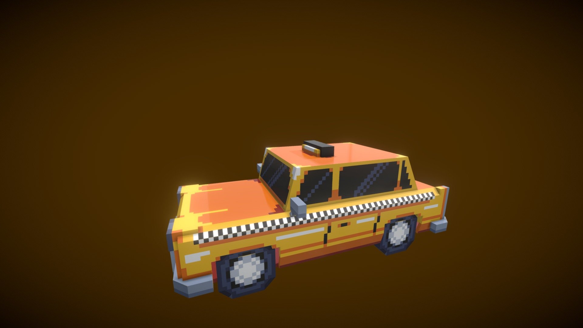 TAXI - 3D model by P_IX_L (@sbah64528) [2ec0dd3] - Sketchfab