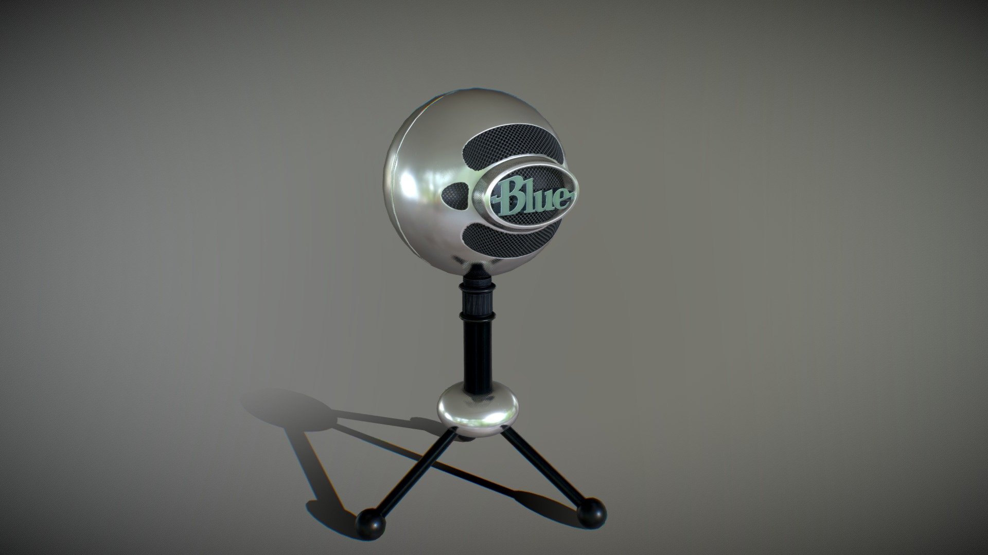 BLUE Mic Low-Poly - Download Free 3D model by jetx3d [2ec0f66] - Sketchfab
