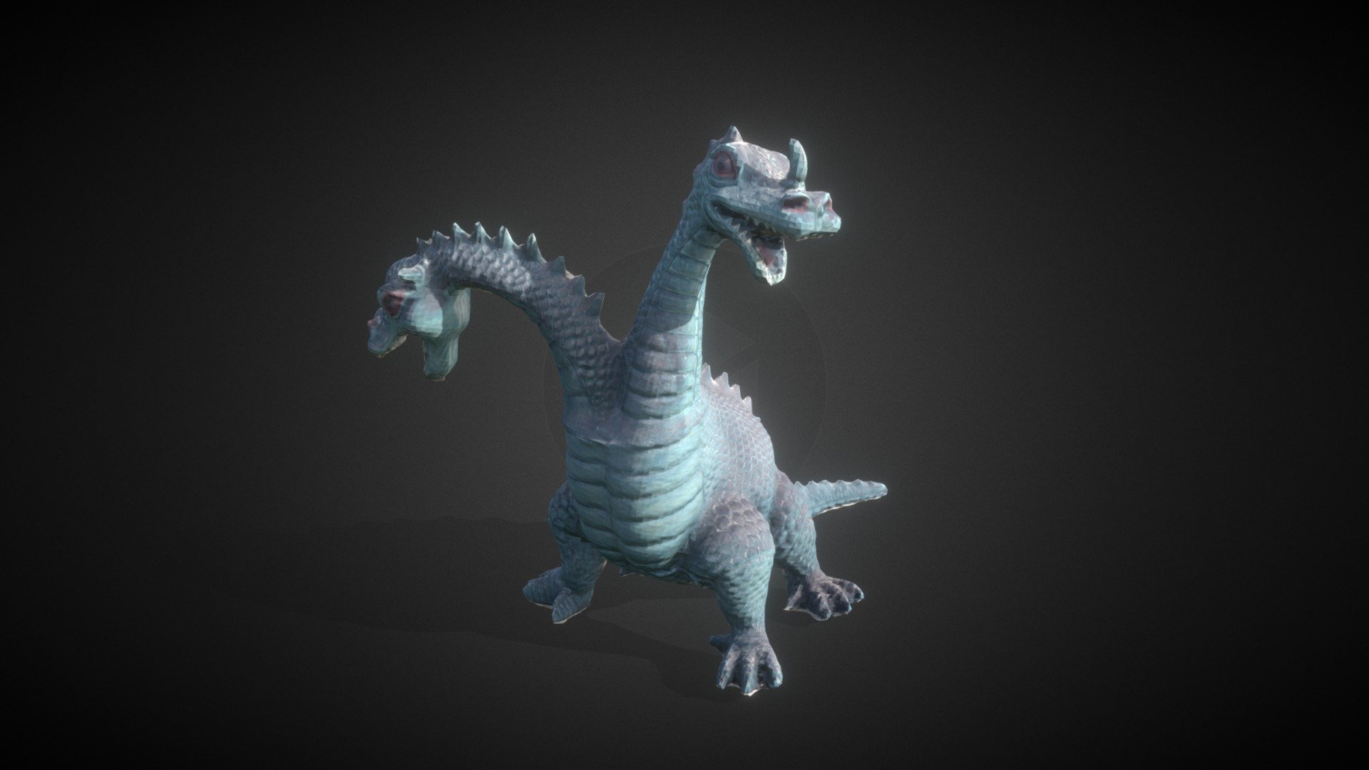 Blue Dragon - 3D model by Alec Huxley (@alechuxley) [2ec10e9] - Sketchfab