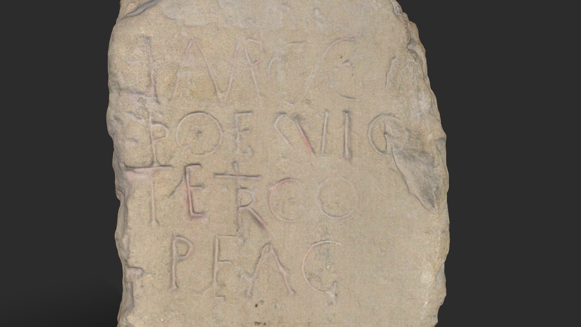 Roman Milestone Tetricus II (SOTLS : ti473) - 3D model by Southampton ...