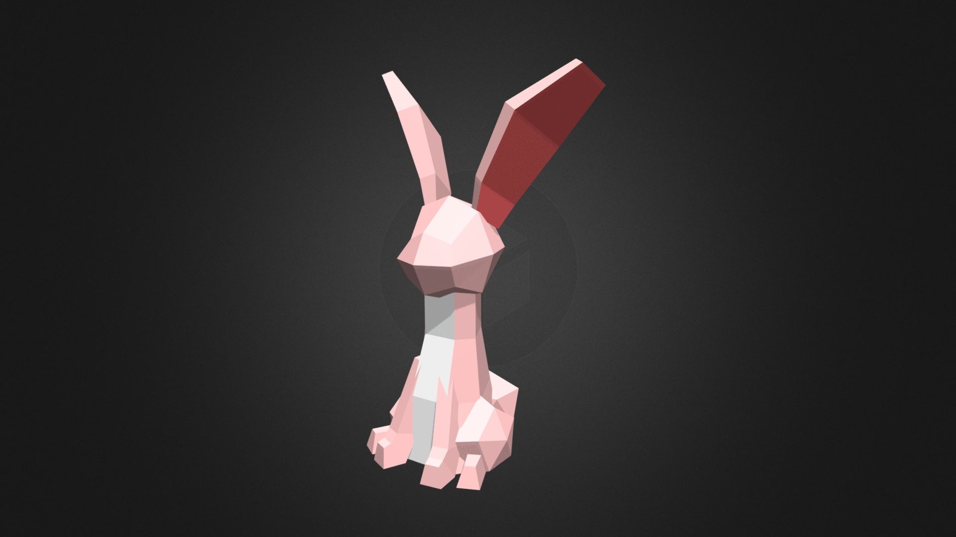 Pink Rabbit - Download Free 3D model by proxy_doug [2ec169b] - Sketchfab