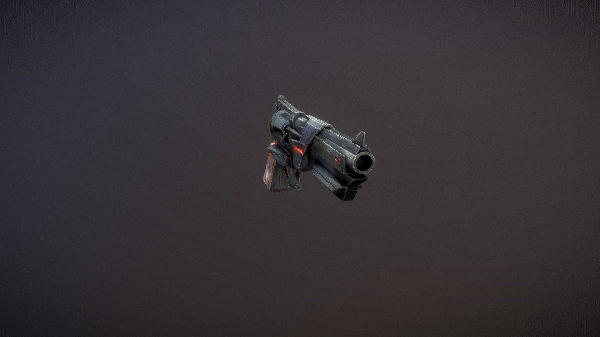 Revolver Stylized - 3D model by Sergio Cosmai (@Azradell) [2ec3f6e ...