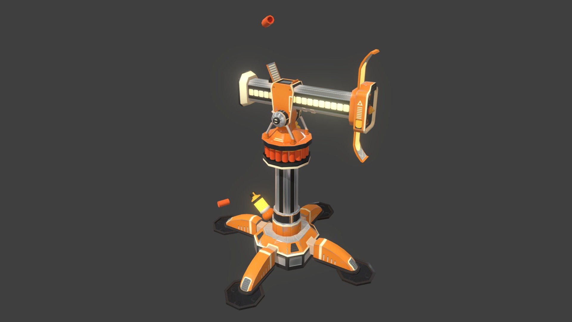 Turret - 3D model by junaweng [2ec5129] - Sketchfab