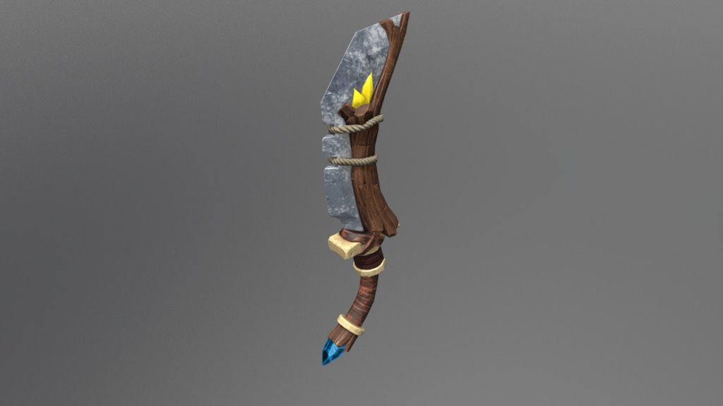 Dagger textured in SubstancePainter - 3D model by ThibautDrai [2ec54e0 ...