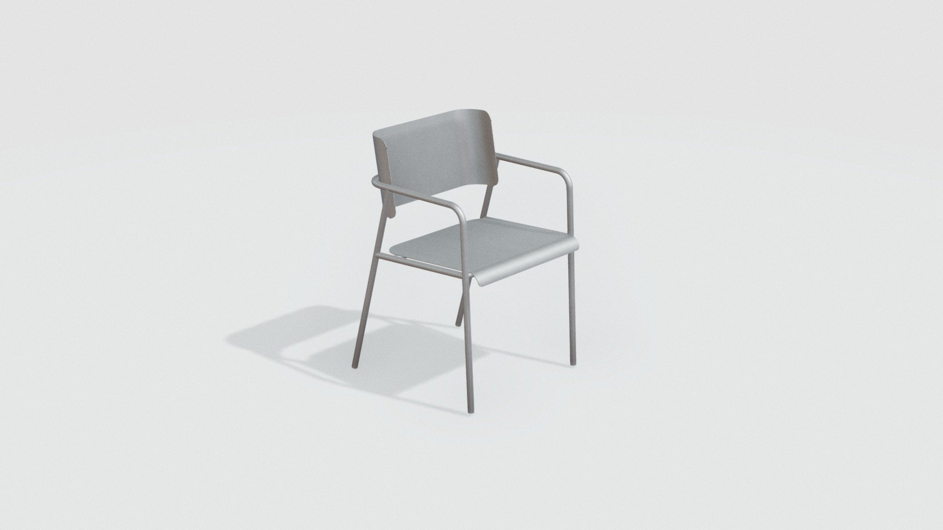 Basic Metal Chair 01 - 3D model by post-props [2ec800d] - Sketchfab