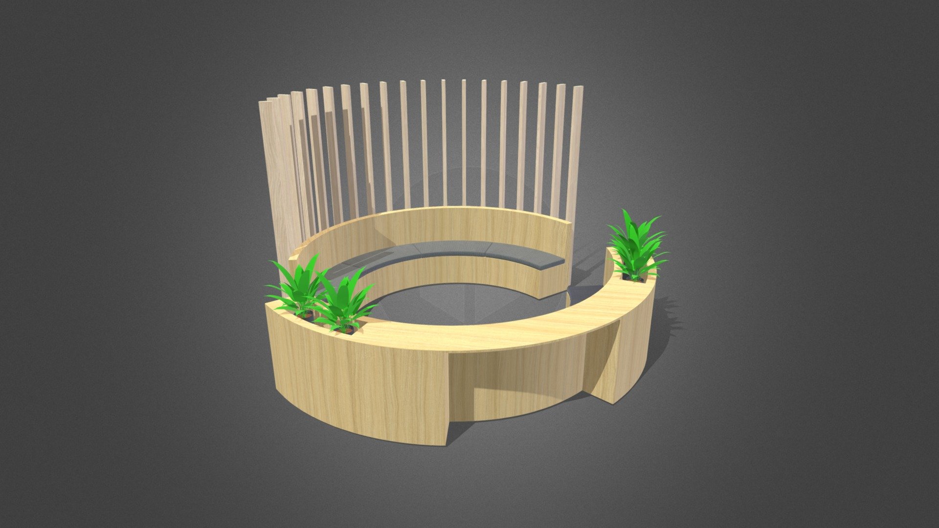 360-degree seat. V1 - 3D model by dequipa [2ec8029] - Sketchfab
