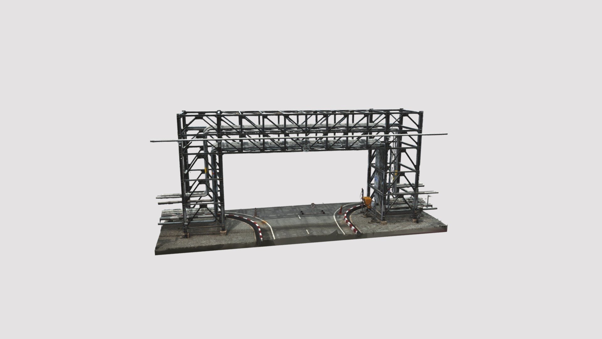 PTT Tank Piperack - Download Free 3D model by SKYLLER [2ec8102] - Sketchfab