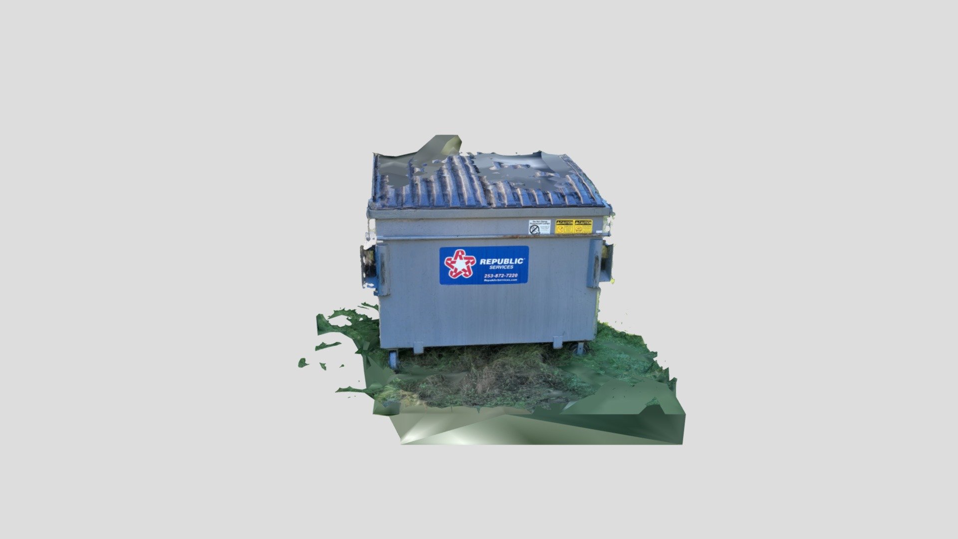 Dumpster - Download Free 3D model by beanwhip [2ec90eb] - Sketchfab