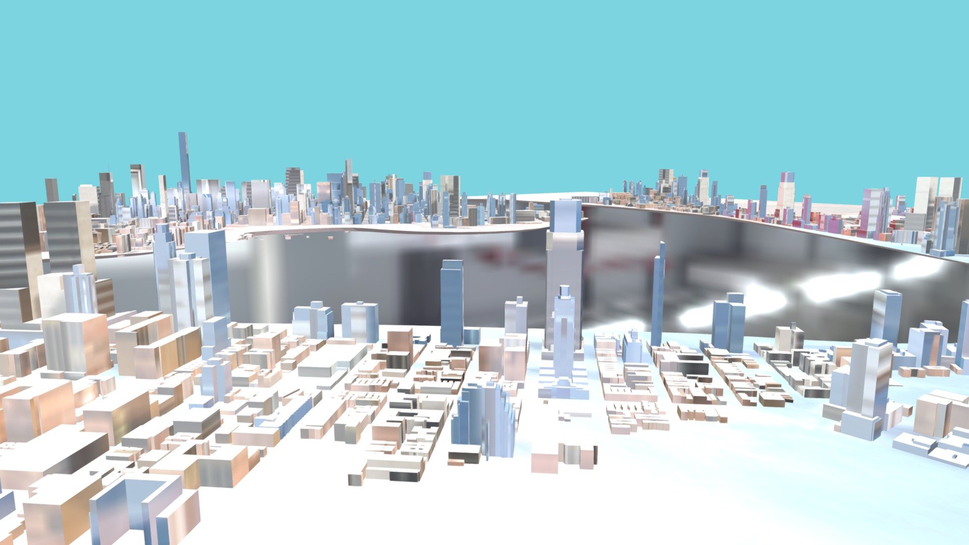 City - Download Free 3D model by Aditya Voxel (@Adityakm) [2ecc9f9 ...