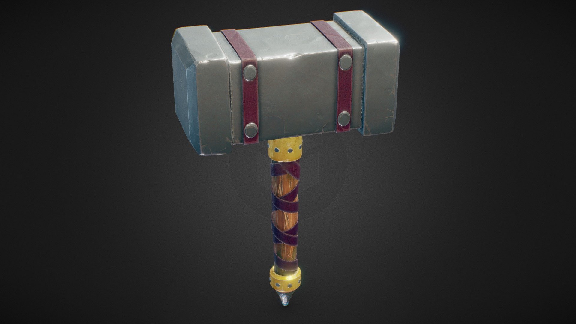 Stylized Hammer - Buy Royalty Free 3D model by FaceTheEdge [2ece279 ...