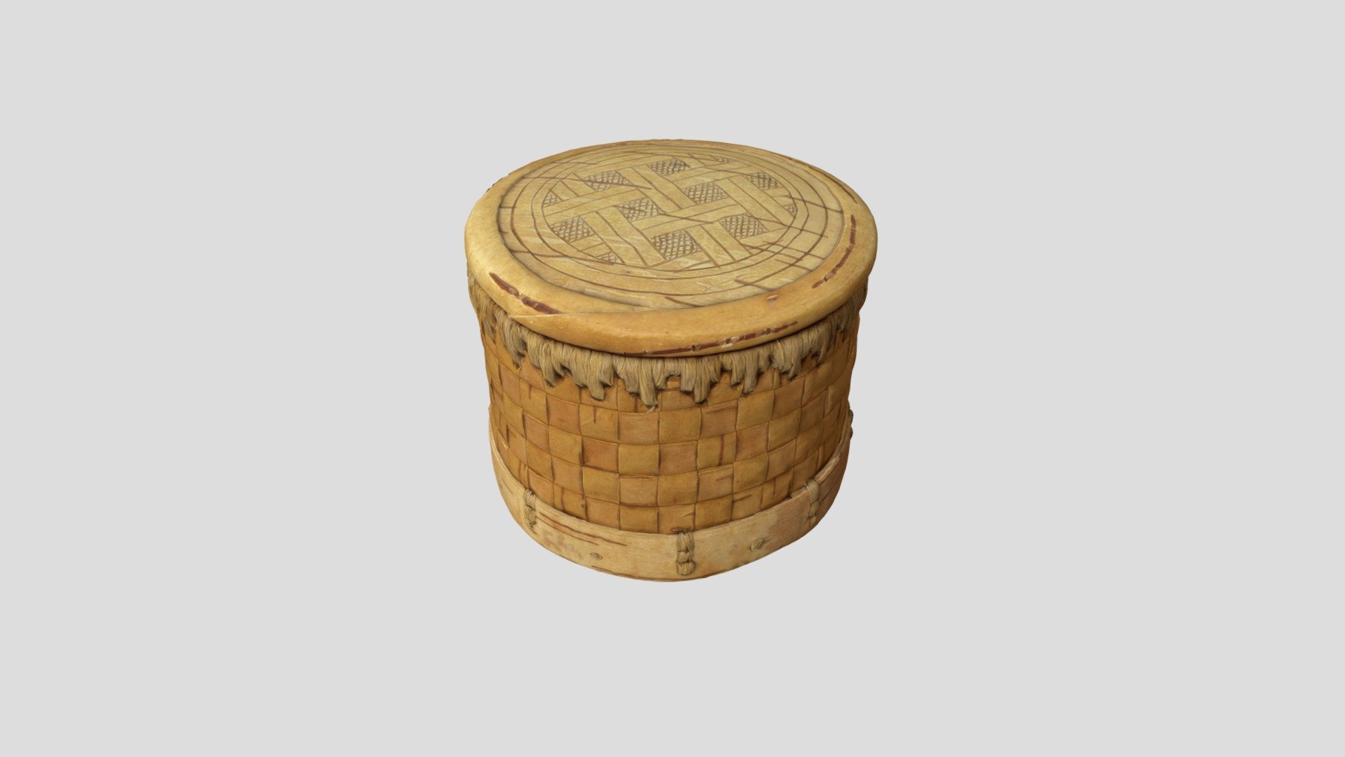 Реконструкция древненовгородского туеска XIII в. - 3D model by ...