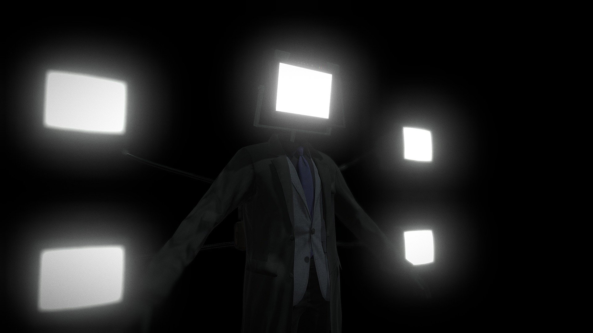 Large TV Man - Download Free 3D model by Pumpkin (@savounited) [2eceeba ...