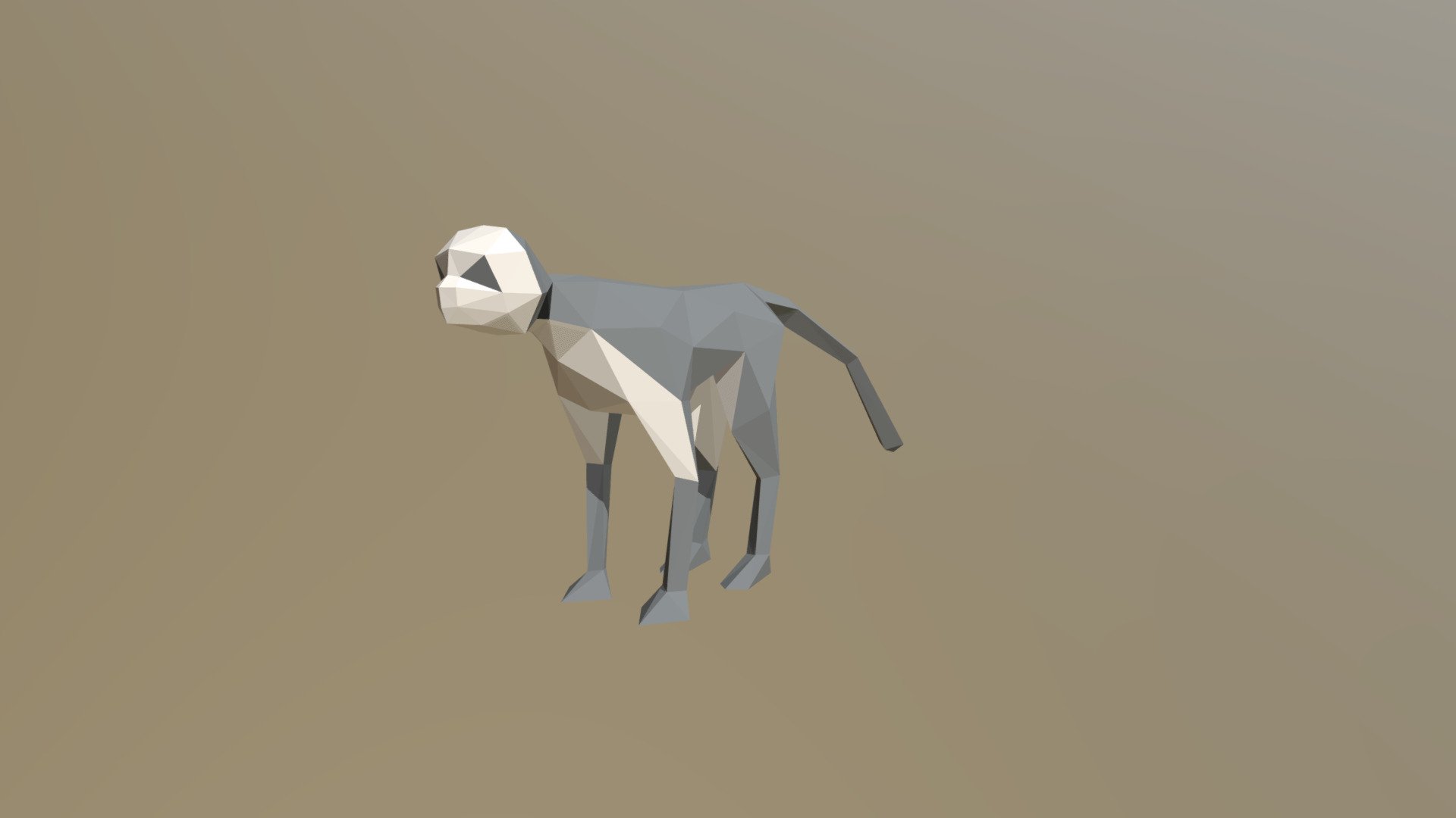 Monkey - 3D model by Elsie (@octopodmadness) [2ecf50b] - Sketchfab