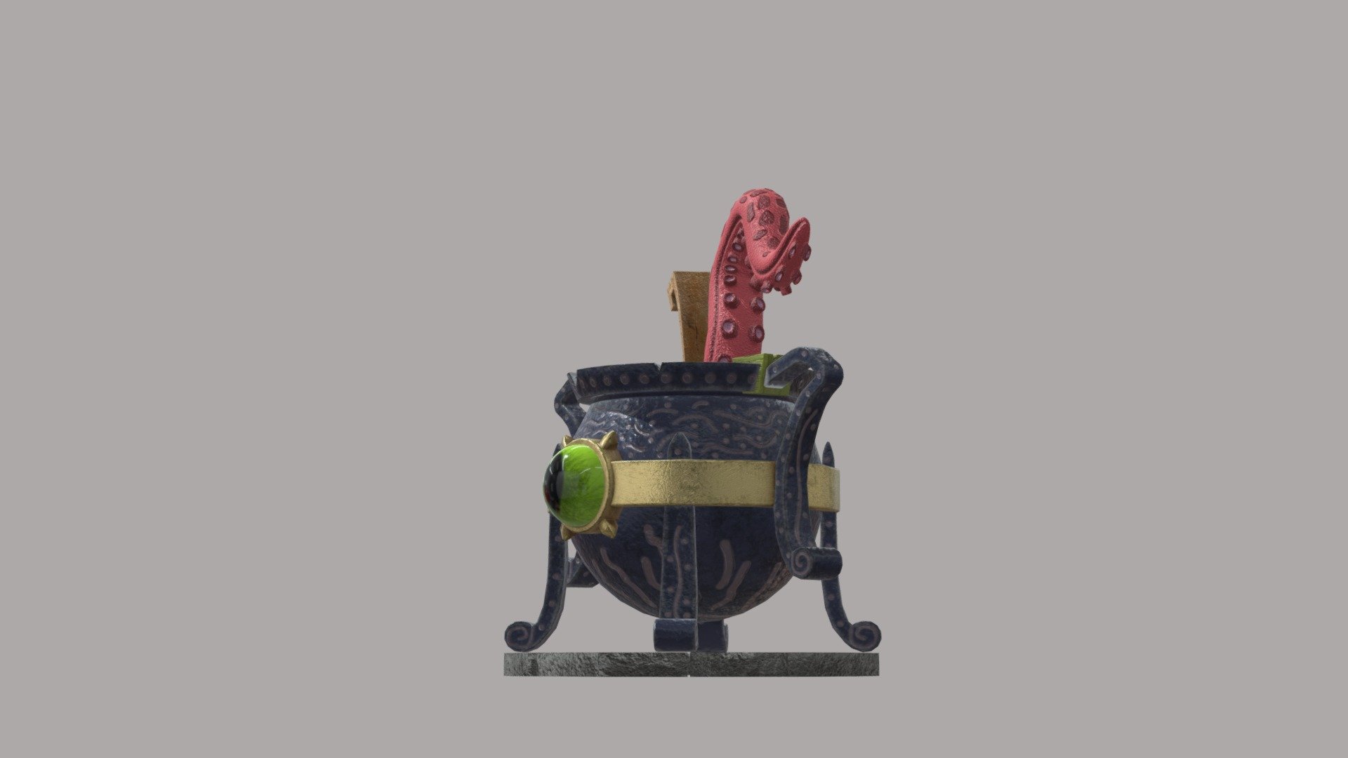 MYSTICAL WITCH'S CAULDRON - 3D model by akbalalihan [2ecfae8] - Sketchfab