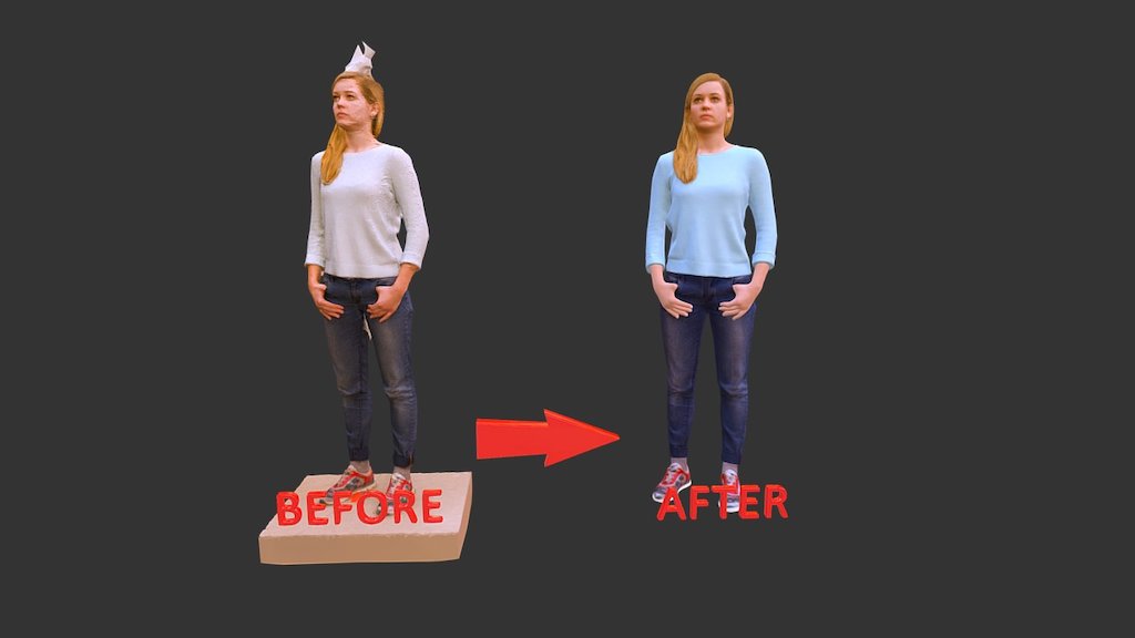 Holocreators Photoscan - Cleanup Comparison - 3D model by Holocreators ...