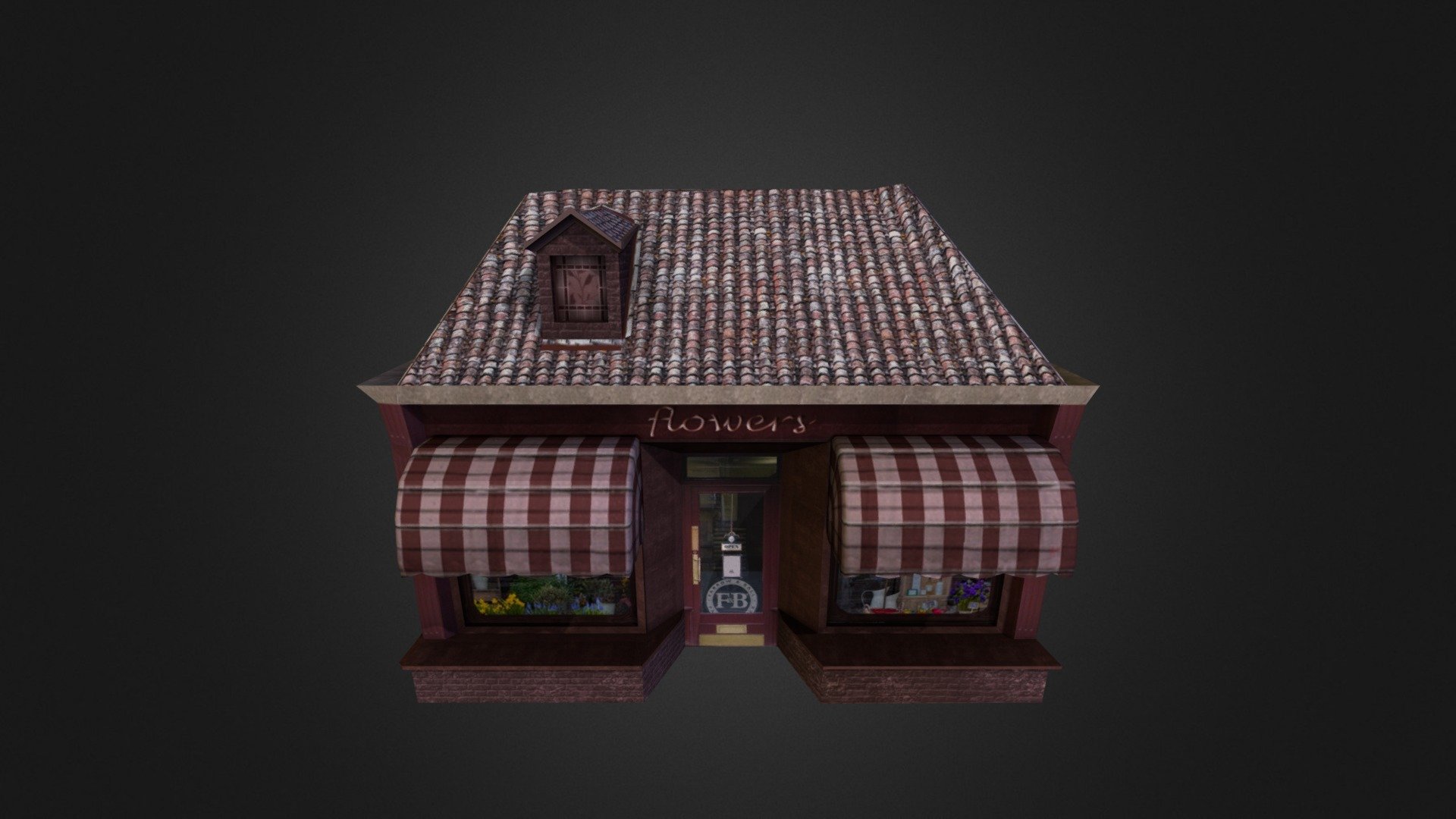 flowerShop - 3D model by hanne.van.de.vijver [2ed1660] - Sketchfab