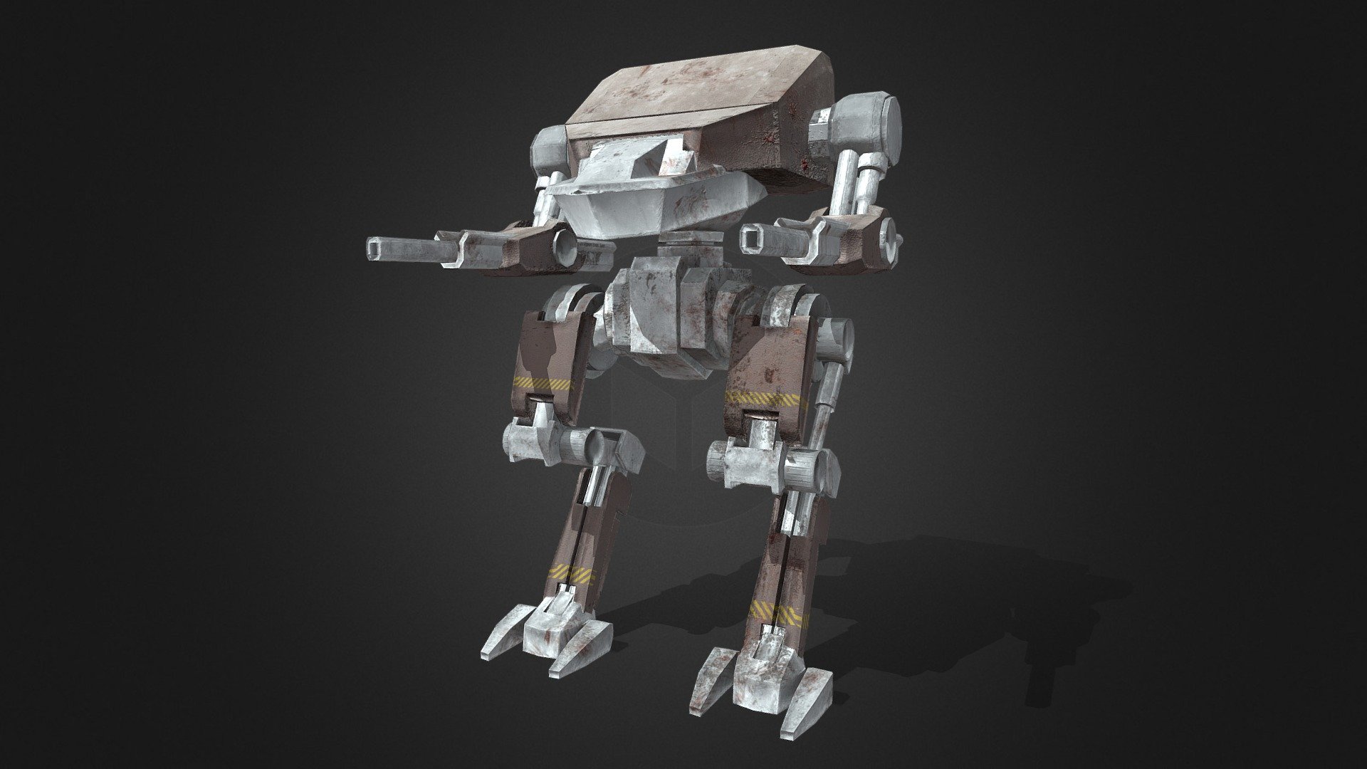 Military Robot - 3D model by matejtomesek [2ed24f4] - Sketchfab