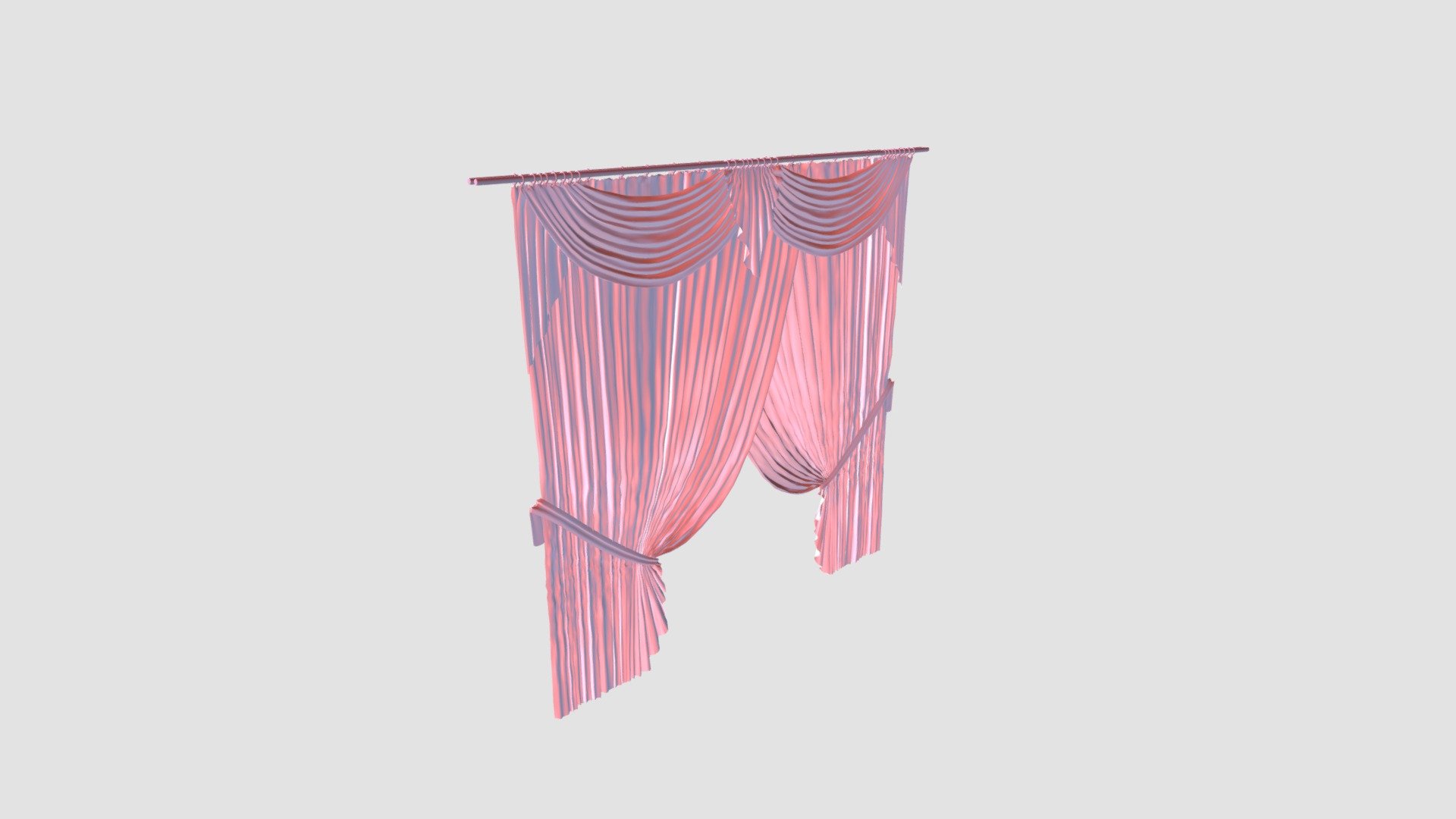 curtain - Buy Royalty Free 3D model by Evermotion [2ed42c0] - Sketchfab ...