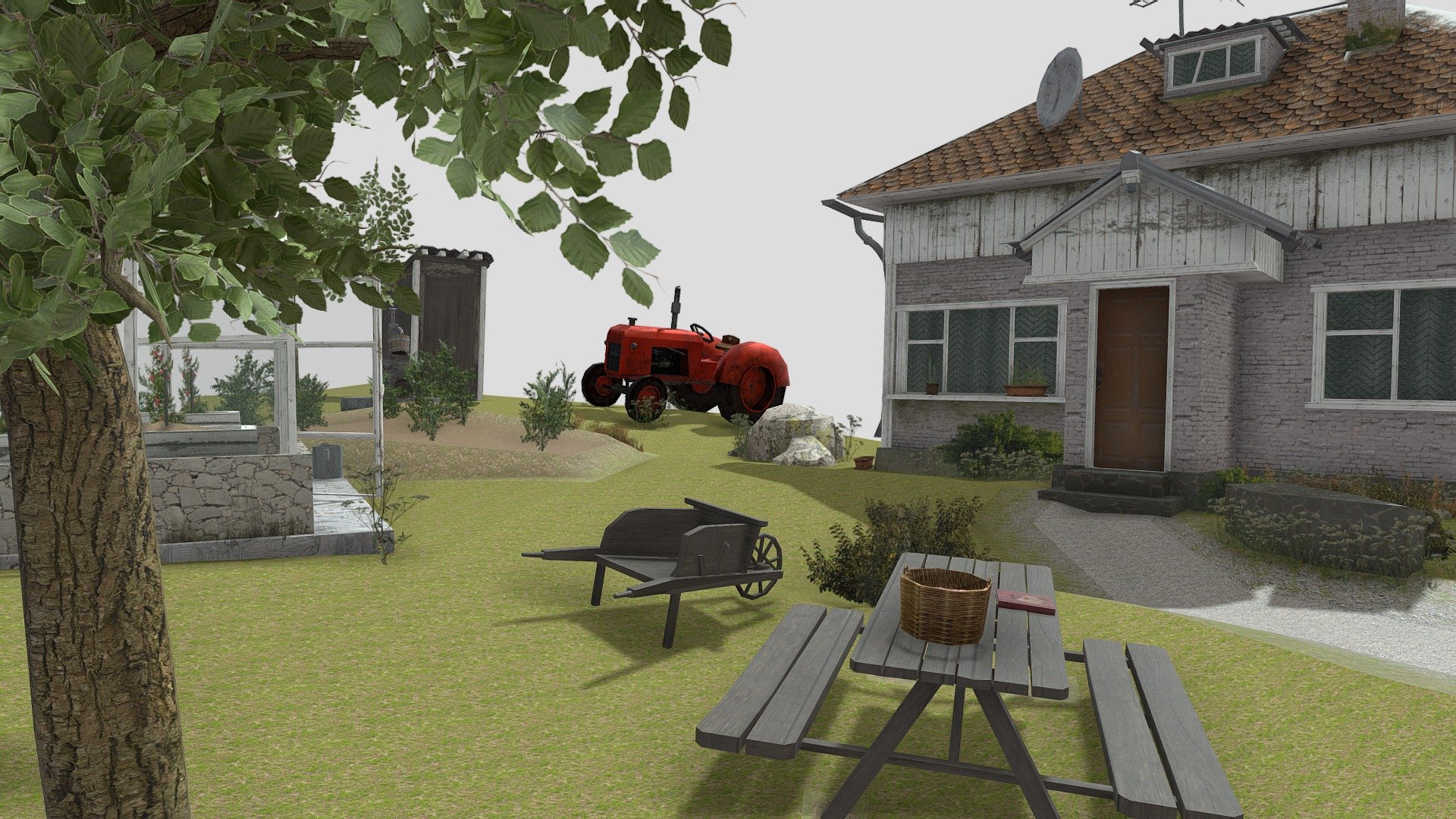 DAE Diorama retake - Small Farm - 3D model by Alexander Terentyev ...