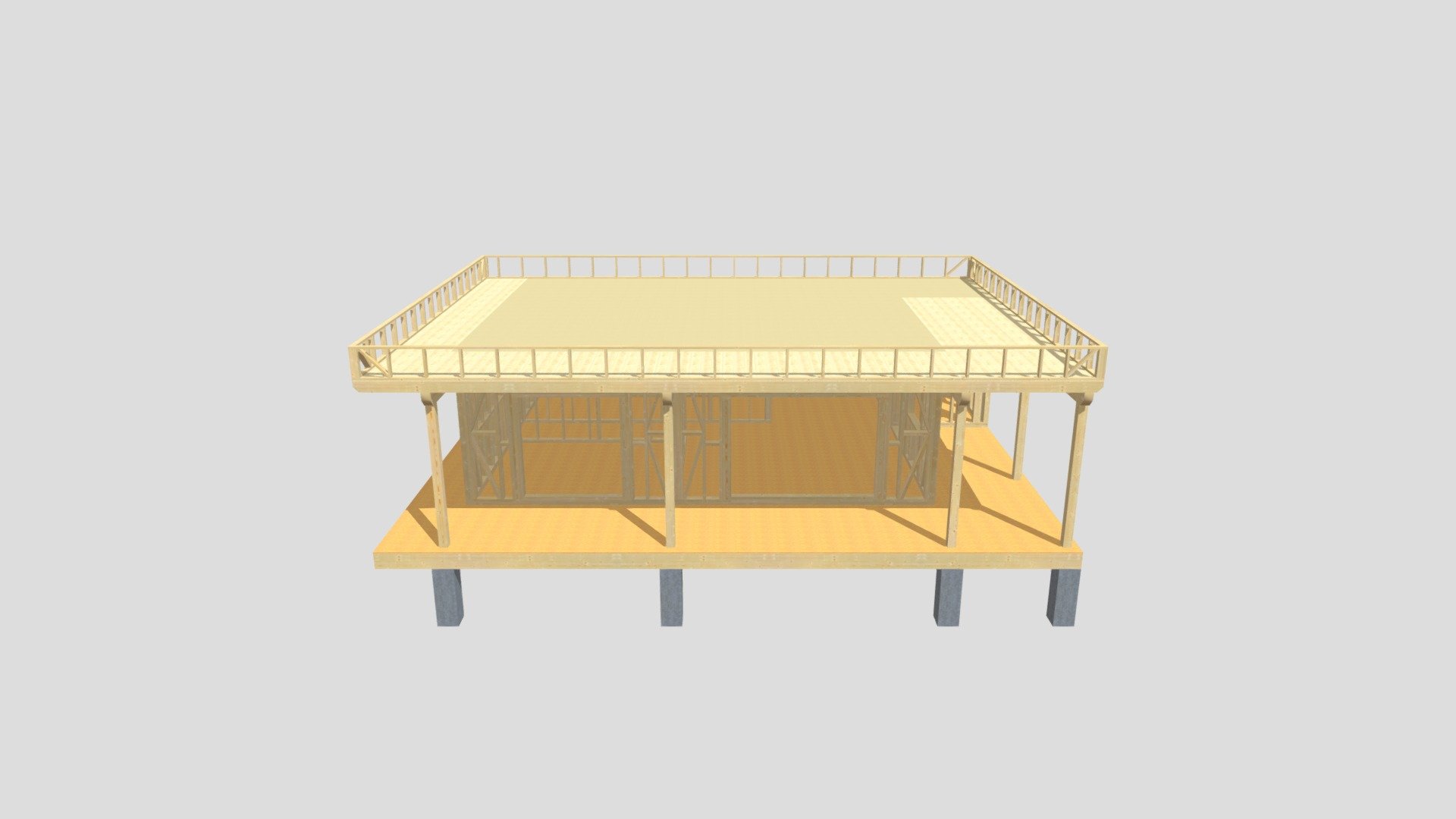 379. Swiss HAUS Pe Planseu Din Lemn V2 - 3D model by daniel.ureche ...