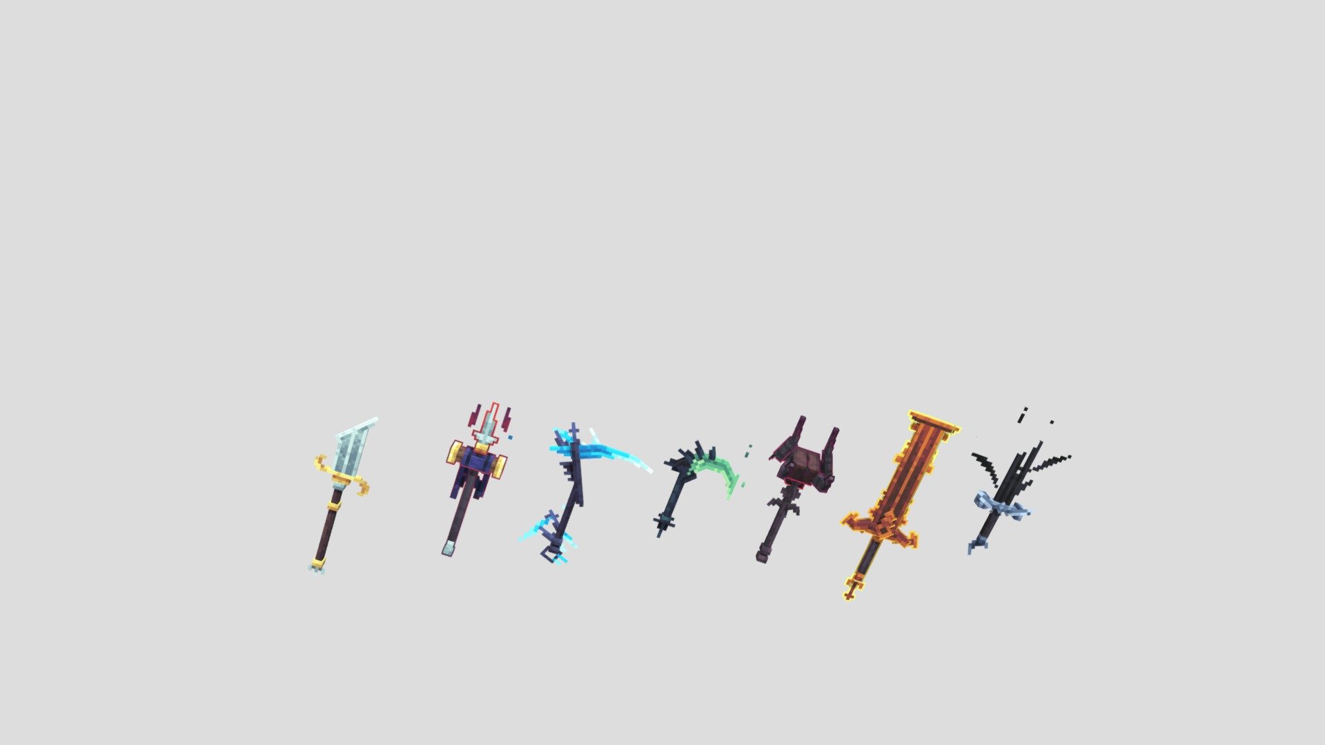 Legendary Weapons vol.1 - 3D model by MatEssak [2ed6637] - Sketchfab