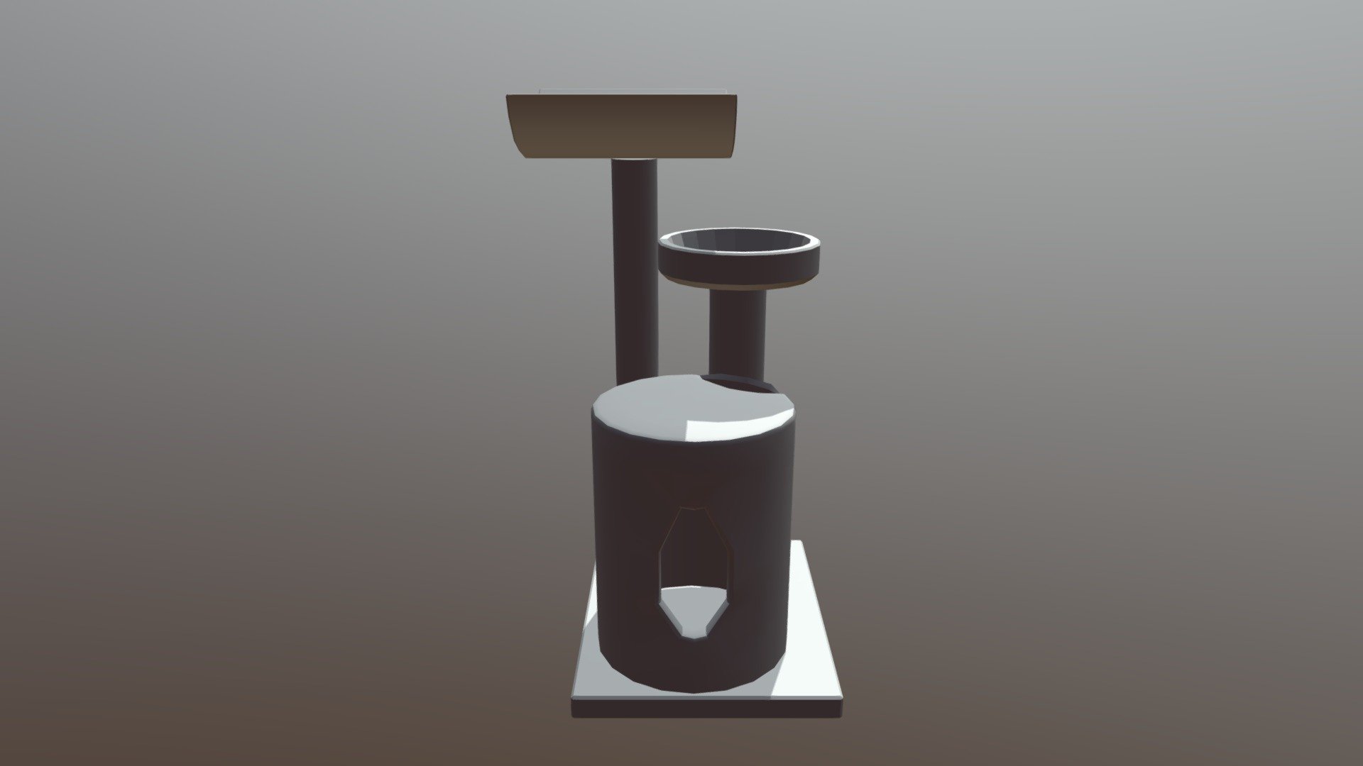 Cat Tower - 3D model by dnrimart [2ed6bc7] - Sketchfab