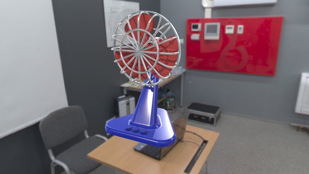 Fan with Stand - 3D model by kaaa [2ed7ef5] - Sketchfab