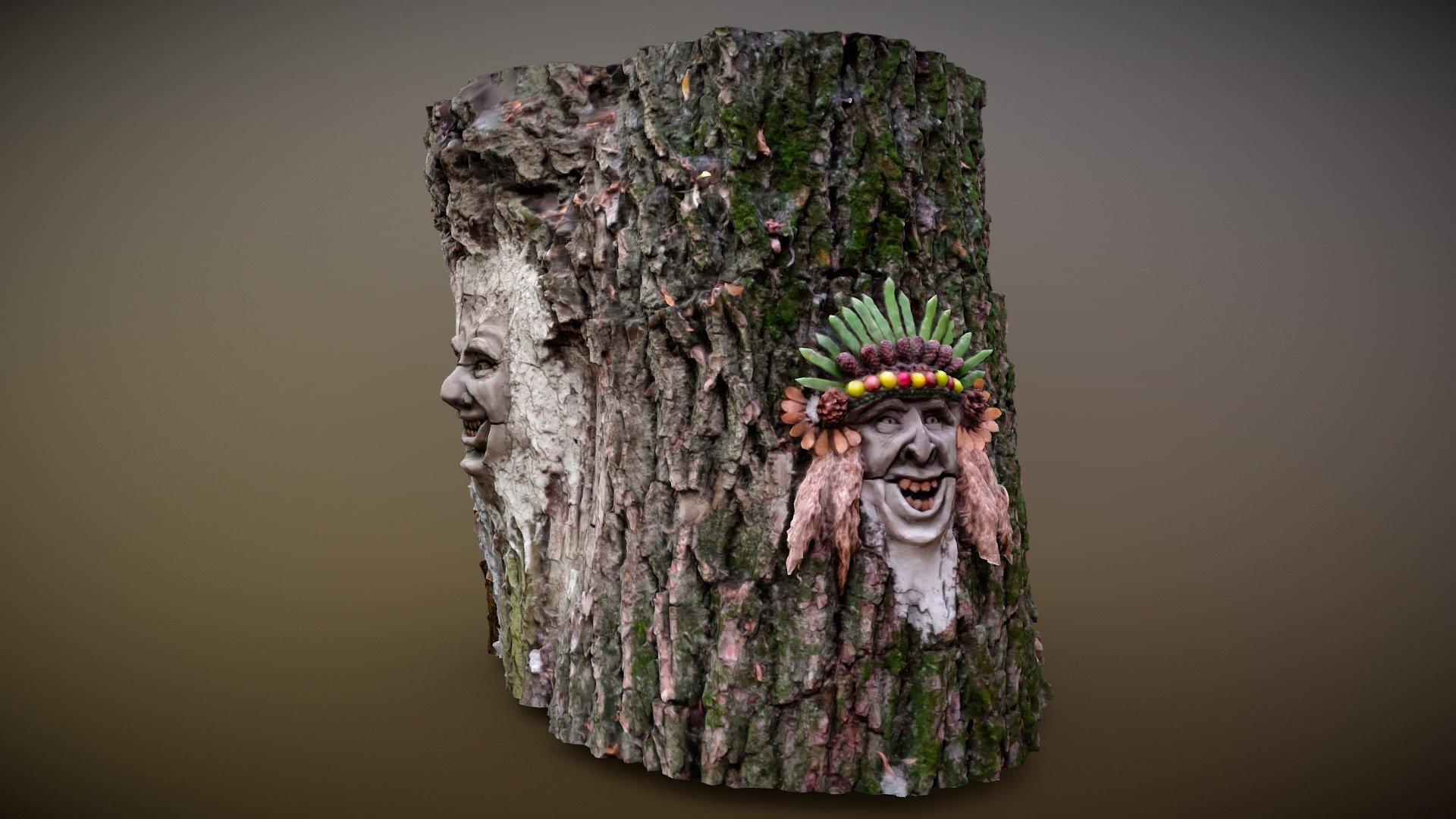 The Faces of a Tree - 3D model by hibari_solutions [2ed8037] - Sketchfab