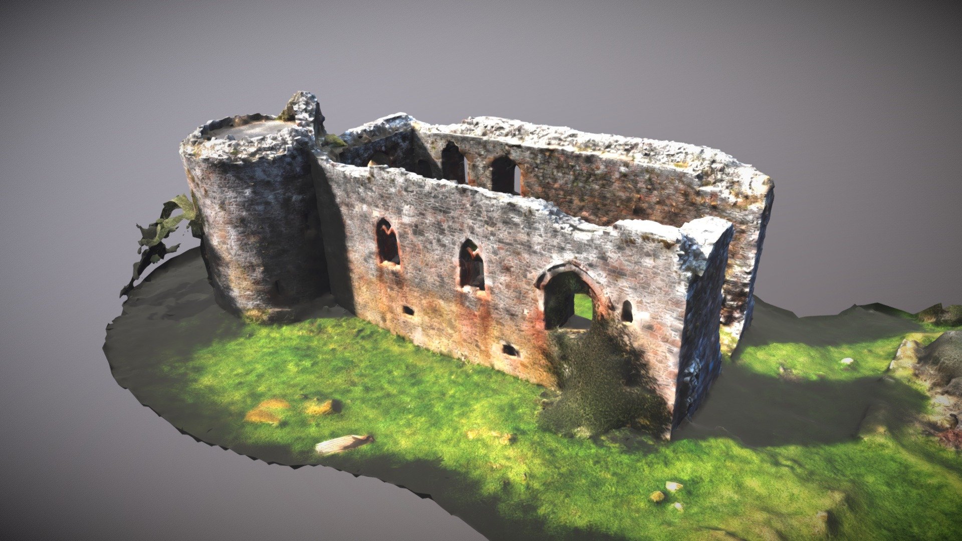 Rait Castle - Download Free 3D model by Avoch Community Archaeology ...